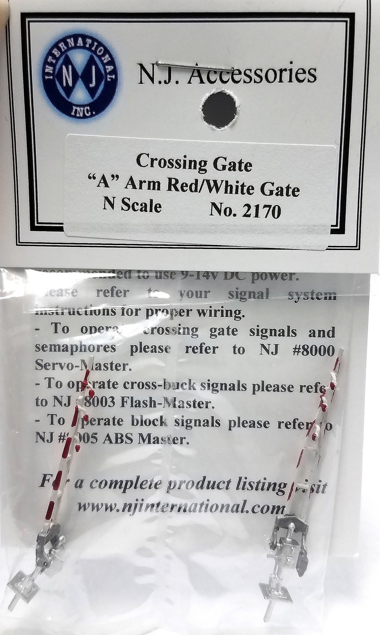 NJ International 2170NJI Crossing Gates with "A" Arm, - Hattons