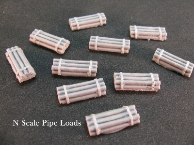 DP Model Train Products 2206DPMP Pipe Loads (10-pack) - Hattons
