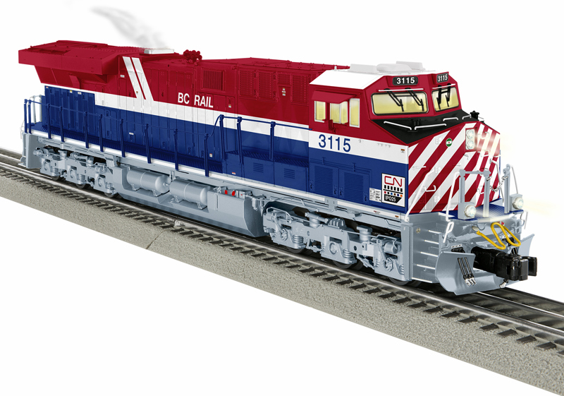 Lionel 2233459 BTO ES44AC, BC Rail (CN Heritage) #3115 (Non-Powered)