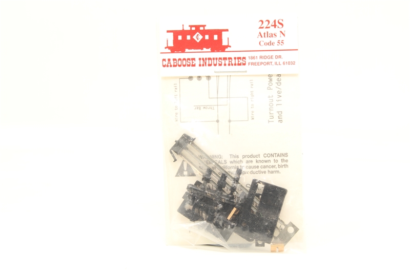 Caboose Industries 224S Sprung ground throw with contacts - Hattons