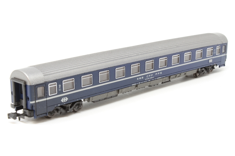 Roco 2272A 2nd class couchette car of the SBB