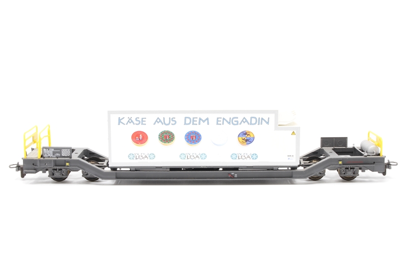 Bemo 2289-111 Bogie Well Wagon with Container