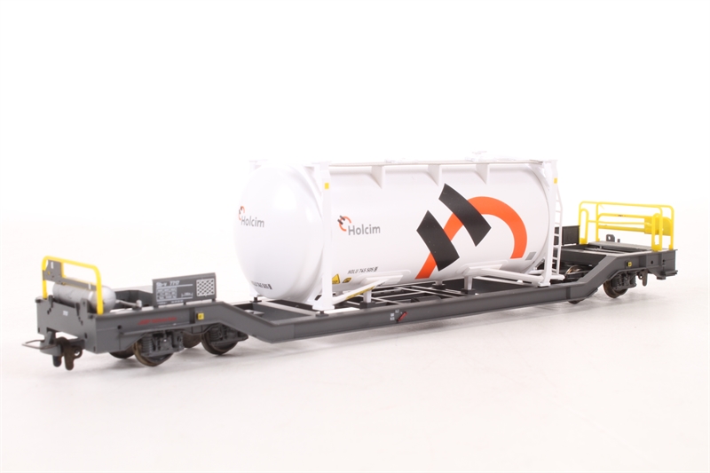Bemo 2289-137 Bogie Well Wagon with Container "Nord Tank" - Hattons