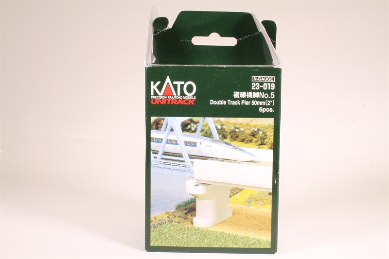 Kato 23-019 Double Track Poured Concrete Pier Set (6)