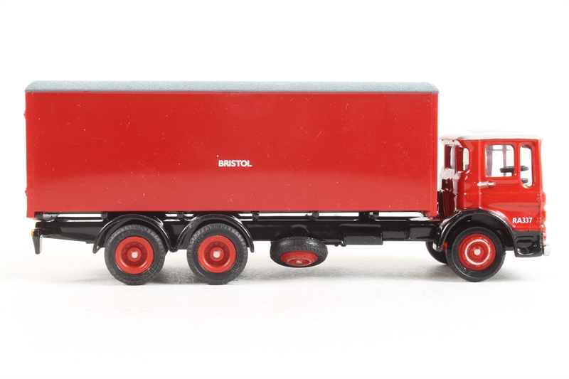 EFE 23001EFE AEC Ergo 3-axle Box Van in BRS red - Hattons