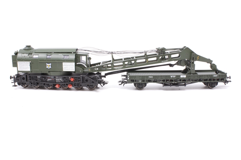 Trix 23057 Ardelt 57t Steam Crane of the DB (DCC sound fitted)