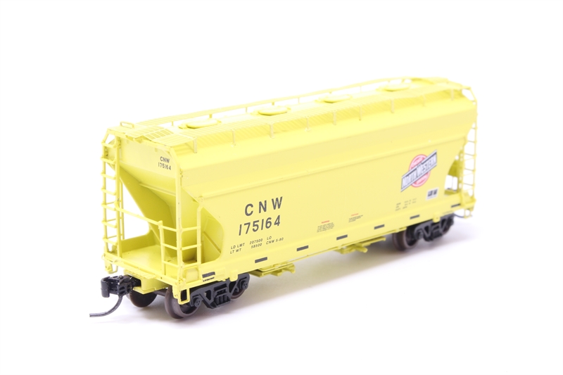 Athearn 23308ATH 2-bay ACF 2970 covered hopper of the Chicago & North