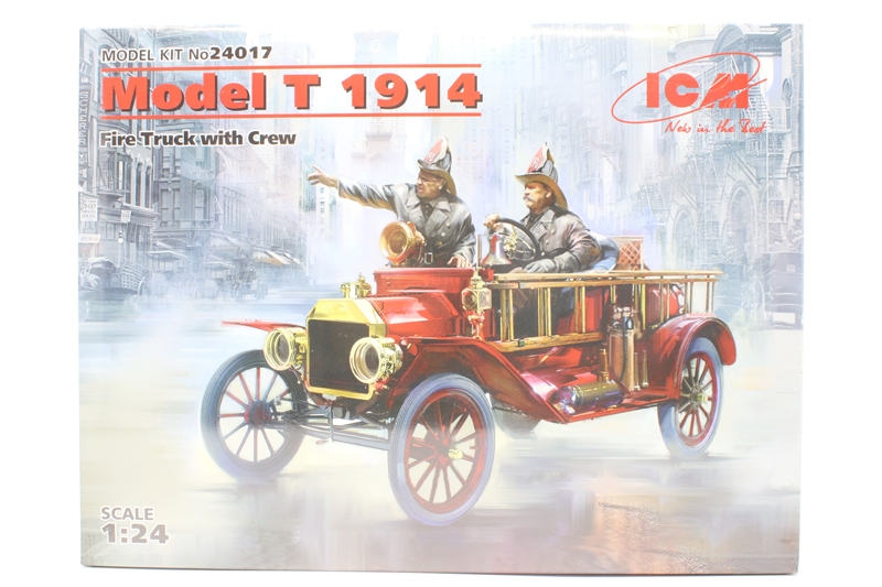ICM 24017ICM Ford Model T 1914 Fire Truck with Crew - Hattons
