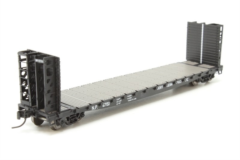 Athearn 24188ATH 53' 6 Inch GSC bulkhead flat car of the - Hattons
