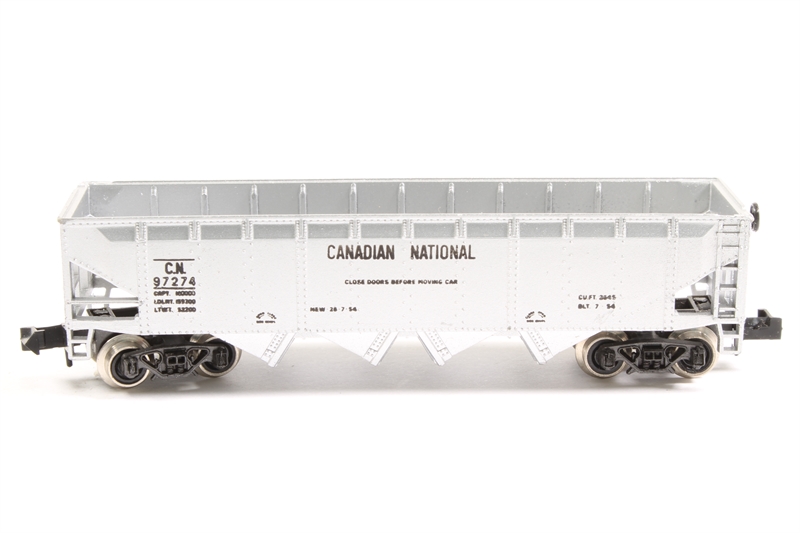 Atlas 2423Atlas 4-bay offset side open hopper of the Canadian National ...