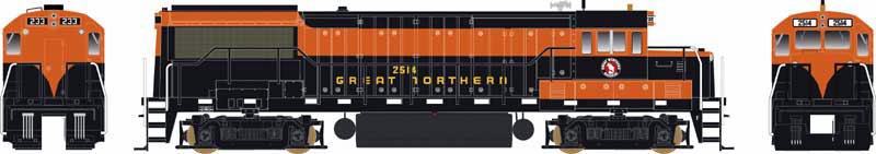 Bowser 24522BOW U25b of the Great Northern #2517 - Hattons