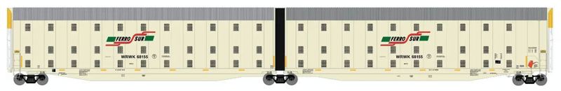 Athearn 24761ATH Articulated auto-max autorack of Ferrosur - Hattons