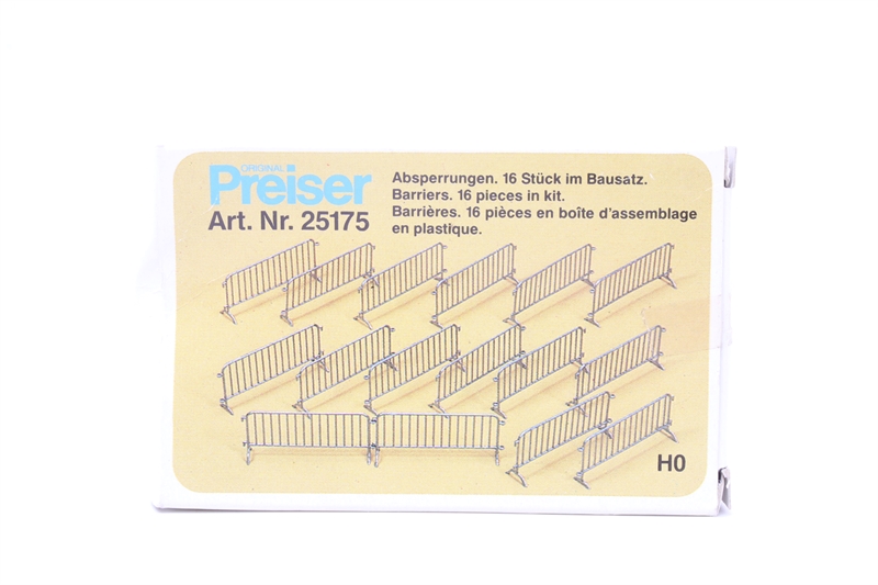 Preiser 25175 Barriers - pack of 16