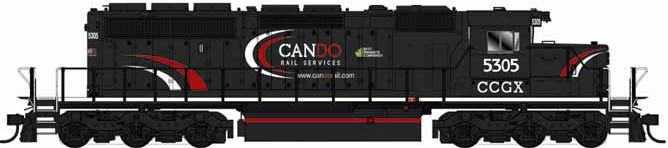 Bowser 25346BOW SD40-2 of the CanDo #5305