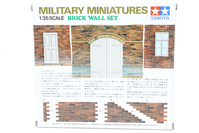 Tamiya 26014TAM Brick Wall Set