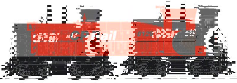 Rapido Trains North America 26015RNA SW1200RS GMD 8129 of the Canadian