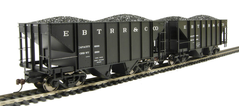 Bachmann USA 27930BAC American 2-bay steel hopper wagon "East Broad Top