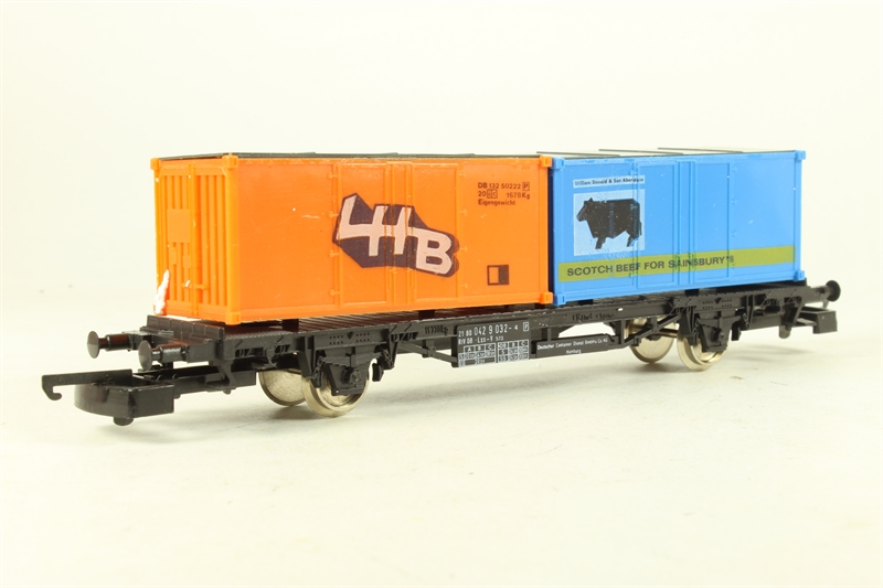 Lima 2852Lima 4-Wheel Container Flat Wagon - 'Scotch Beef' - Hattons