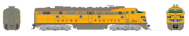 Rapido Trains North America 28539RNA E8A EMD 942 of the Union Pacific