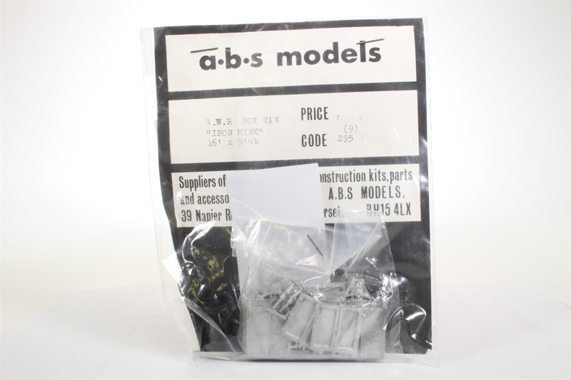 ABS Models 295ABS GWR Box Van - Hattons