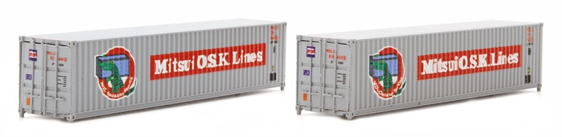 Dapol 2F-028-116 40ft containers "MOLU" - pack of 2