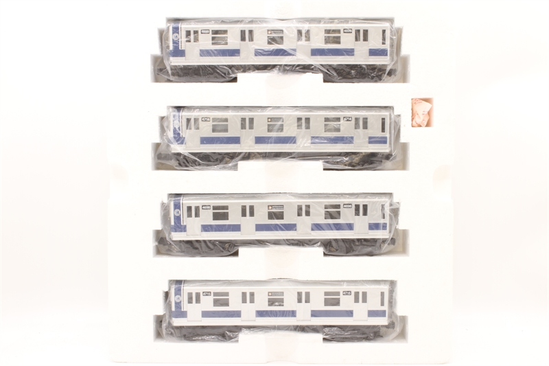 MTH 30-2122-1 1970 4-car subway set 'NY Transit' with ProtoSound