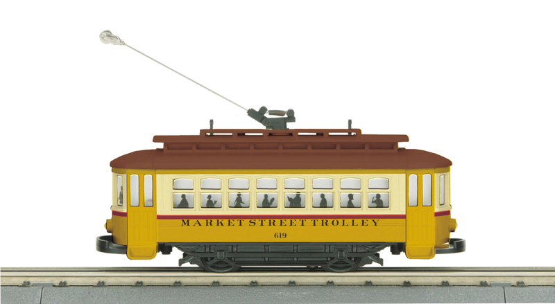 MTH 30-5141 Bump-n-Go Trolley, Market Street #619