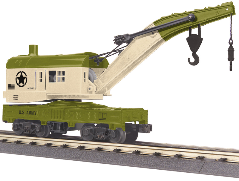 MTH 30-79652 Crane Car, US Army #90 - Hattons