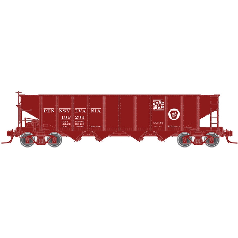 Atlas 3001035-1 H21A Hopper Car, Pennsylvania Keystone - Hattons