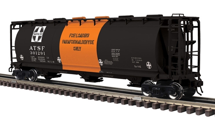 Atlas 3001443 3-Bay Cylindrical Hopper, Santa Fe - Hattons