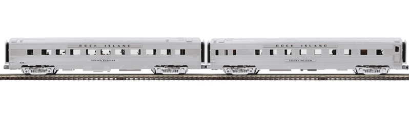 Atlas 3001488 Streamlined Passenger Cars, Rock Island - pack of two