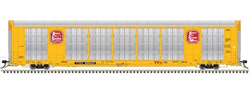 Atlas 3007422 Gunderson Multi-Max Auto Rack, Kansas City Southern