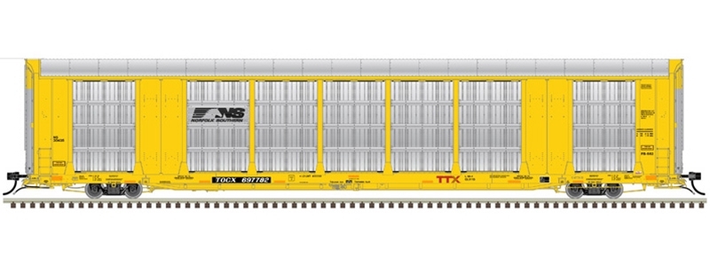 Atlas 3007423 Gunderson Multi-Max Auto Rack, Norfolk Southern