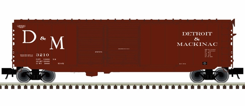 Atlas 3007607 50' PS-1 Modernized Double Door Box Car, Detroit and