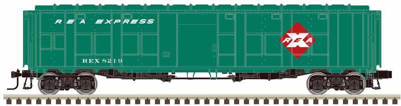 Atlas 3007714-2 3-Rail Troop Express Box Car, Railway Express Agency 8230
