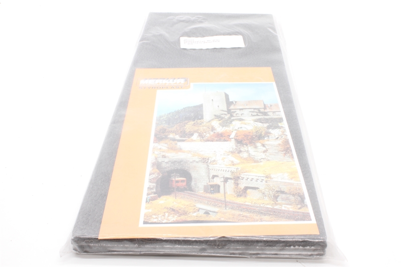 Merkur Styroplast 301031 Dark grey quarry stone masonry sheets - Hattons