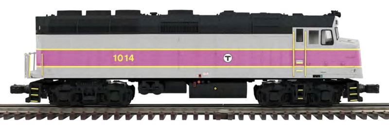 Atlas 30138035 F40PH EMD 1017 of MBTA - Hattons