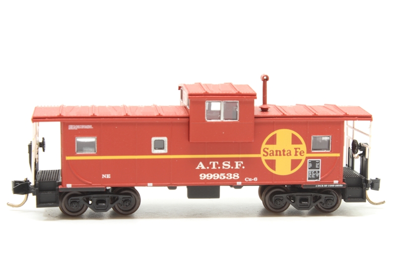 Atlas 30203ATL Cupola extended vision caboose of the Santa Fe - red,