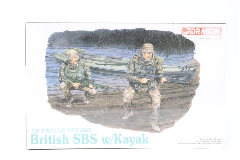 Dragon 3023 British SBS w/Kayak World's Elite Force Series - Hattons