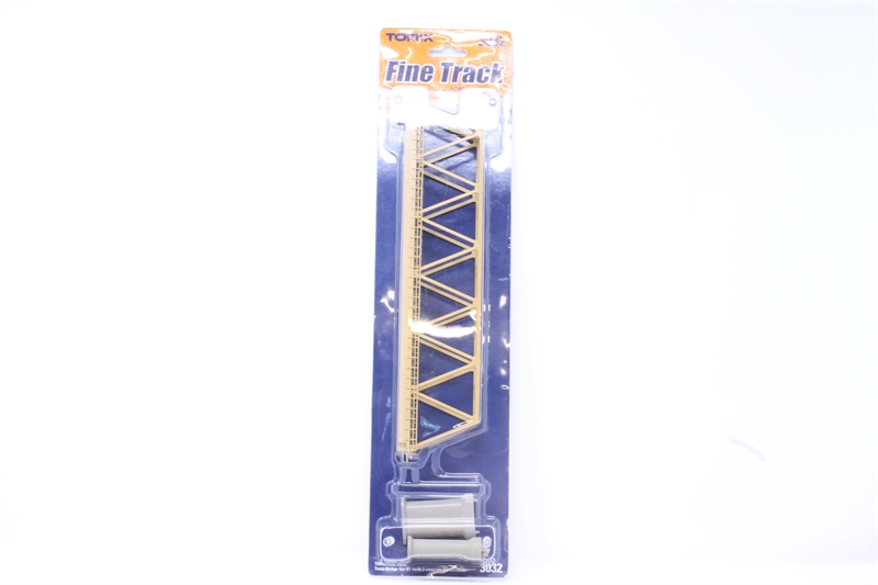 Tomix (Tomytec) 3032Tomix Single track truss bridge set with 2 concrete