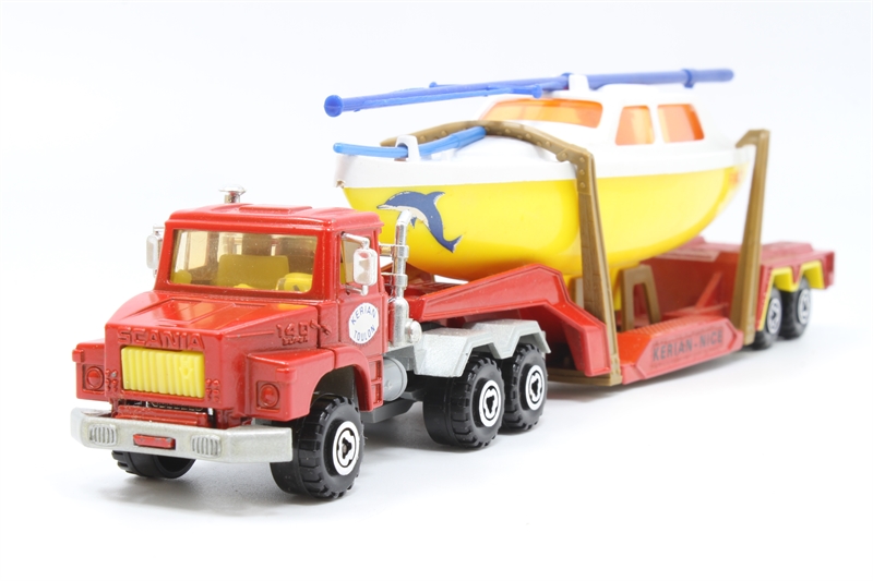 Majorette 3060MJR Super movers Scania truck and boat