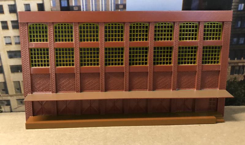 Scale Railroad Models 3071-N Warehouse Flat Kit