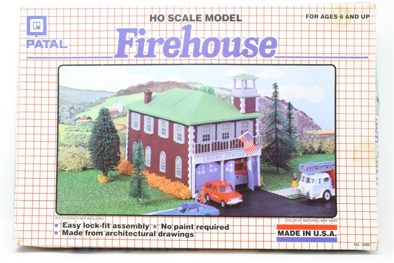 Patal 3080PAT Firehouse building kit - Hattons