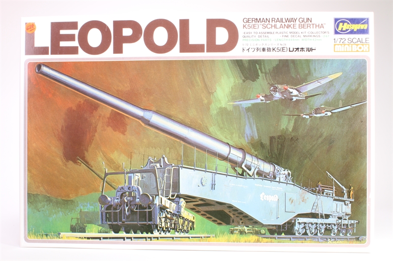 Hasegawa Hobby Kits 31028 German 'Leopold' Railway Gun - Hattons