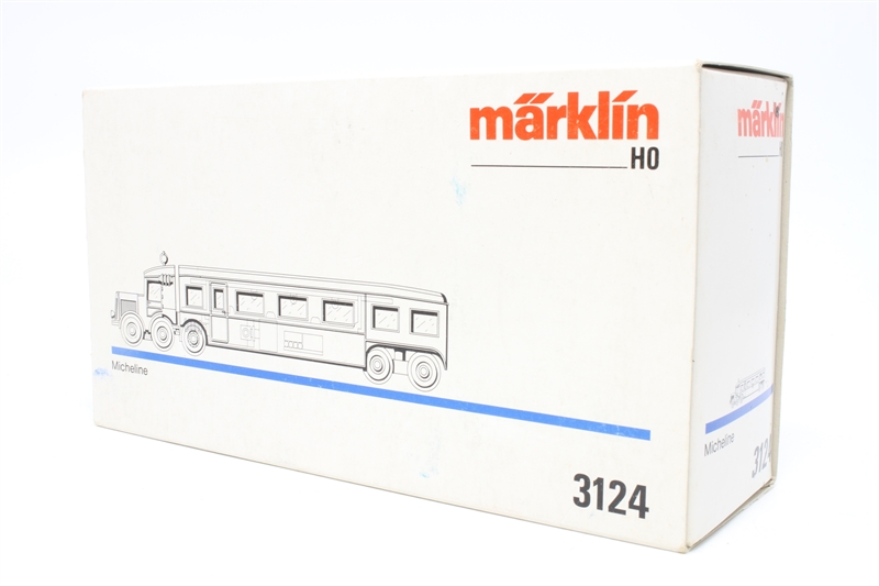 Marklin 3124 Marklin HO SNCF French RR Micheline MFX Bus on Wheels 3124