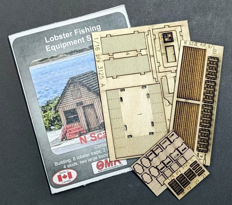 Osborn Model Kits 3125OMK Lobster Fishing Equipment Shed