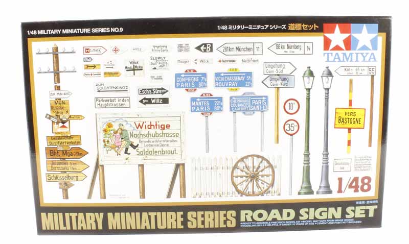 Tamiya 32509TAM Road Sign set