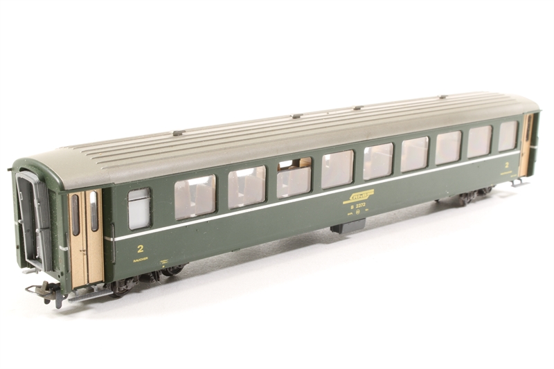 Bemo 3252-132 2nd class passenger coach of the RhB