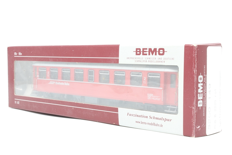 Bemo 3260-149 2nd class passenger car of the RHB