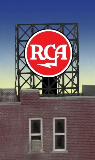 Miller Engineering 33-9000MLG RCA Rooftop Sign, Animated - Hattons